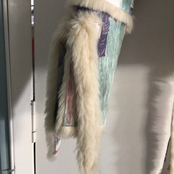 14th & Union | Jackets & Coats | Bejeweled By Susan Fixel Faux Fur Skin ...